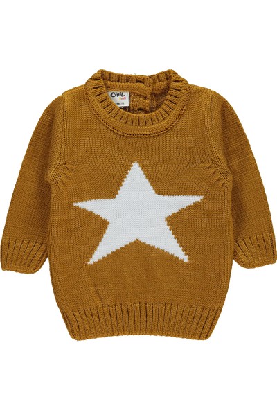 Civil Baby Erkek Bebek Kazak 6-18 Ay Hardal Civil Baby Erkek Bebek Kazak 6-18 Ay Hardal