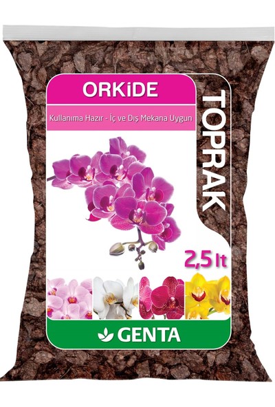 Genta Orkide Toprağı 2,5 Lt Genta Orkide Toprağı 2,5 Lt