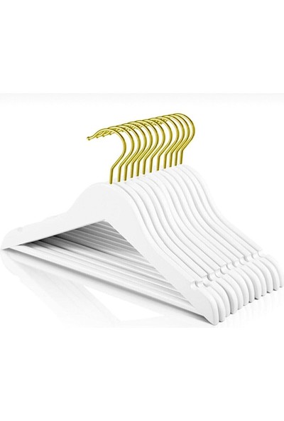 Menofıs Ahşap Çocuk Elbise Askısı Bebek Askısı Kıyafet ve Elbise Askısı 12 Adet Gold Kancalı Özel Seri Menofıs Ahşap Çocuk Elbise Askısı Bebek Askısı Kıyafet ve Elbise Askısı 12 Adet Gold Kancalı Özel Seri