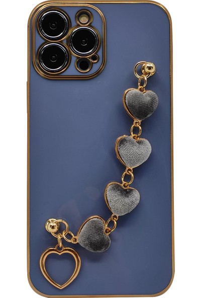 Dijital İndirim Apple iphone 13 Pro Max Lüx Kalp Zincirli Silikon Kılıf Dijital İndirim Apple iphone 13 Pro Max Lüx Kalp Zincirli Silikon Kılıf