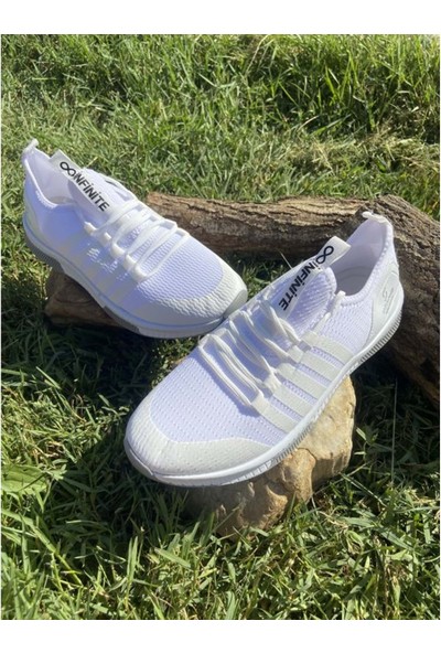 Unisex Spor Ayakkabı Koşu Yürüyüş Ayakkabısı Beyaz Unisex Spor Ayakkabı Koşu Yürüyüş Ayakkabısı Beyaz