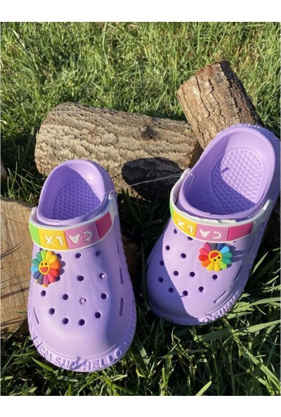 Devida Kız Çocuk Mor Terlik