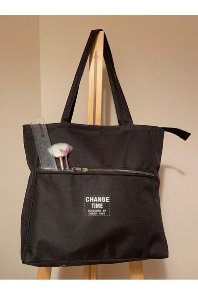 Change Time Su Geçirmez Kumaş Omuz Çantası Change Time Su Geçirmez Kumaş Omuz Çantası