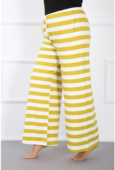 Akbeniz Akb Kadın Pamuklu Büyük Beden Bol Paça Pantolon 210025 Akbeniz Akb Kadın Pamuklu Büyük Beden Bol Paça Pantolon 210025