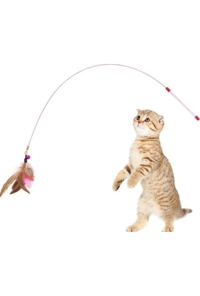 Kitchen Live Kedi Oyun Oltası 90 cm Renkli Tüylü Kedi Oyuncağı Kitchen Live Kedi Oyun Oltası 90 cm Renkli Tüylü Kedi Oyuncağı
