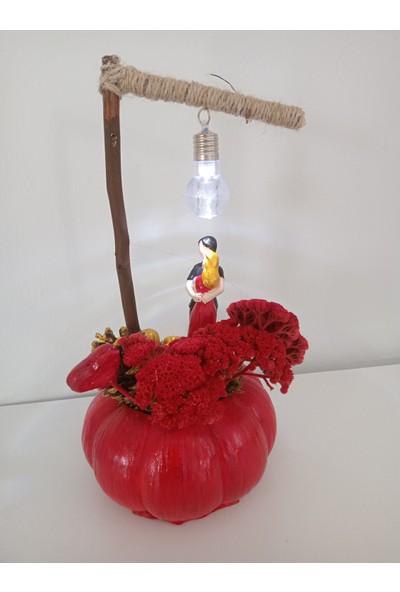 Buradanall Balkabağı Masa Üstü Lamba Buradanall Balkabağı Masa Üstü Lamba