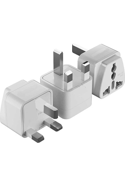 Aogo Ingiltere, Hong Kong, Irlanda, Kıbrıs Seyahat Fişi Adaptörü Tip G Plug Adapter Üniversal 3 Pinli Fiş Aogo Ingiltere, Hong Kong, Irlanda, Kıbrıs Seyahat Fişi Adaptörü Tip G Plug Adapter Üniversal 3 Pinli Fiş