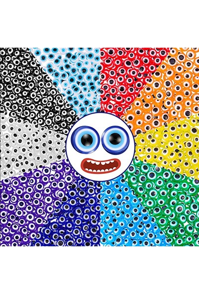 Karışık Renkli Nazar Boncuklar Lampwork Nazar Charms Dıy Karışık Renkli Nazar Boncuklar Lampwork Nazar Charms Dıy