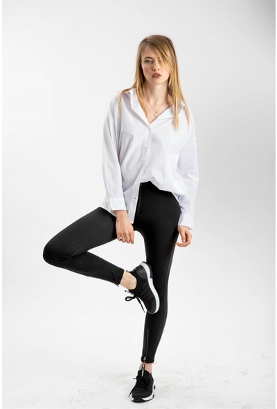 Petmudo AVM Toparlayıcı Fermuarlı Tayt - Siyah