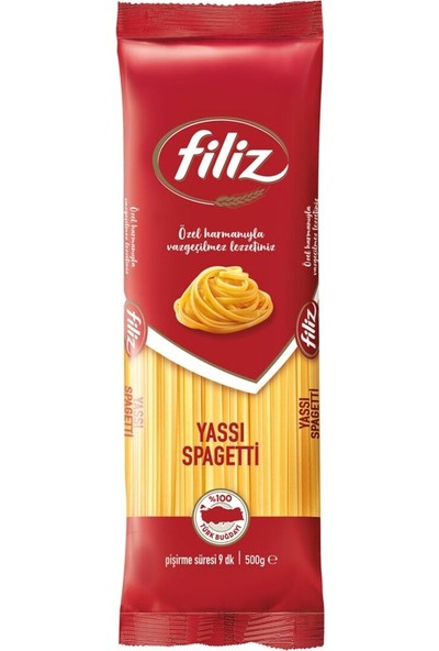 Filiz Makarna Yassı Spagettı 500GR x 20 Adet