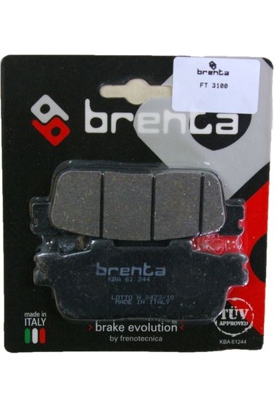Brenta Kymco Xcıtıng 250 Arka Disk Brenta Fren Balata Brenta Kymco Xcıtıng 250 Arka Disk Brenta Fren Balata