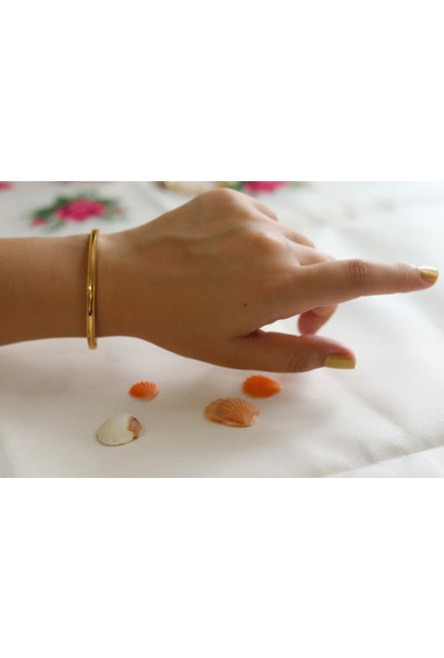 Takınalım Accessories Stainless Steel Çelik Sade Kelepçe