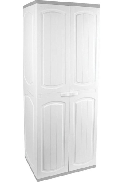 2 Katlı 4 Kapılı Sağlam Plastik Banyo Dolabı 2 Katlı 4 Kapılı Sağlam Plastik Banyo Dolabı