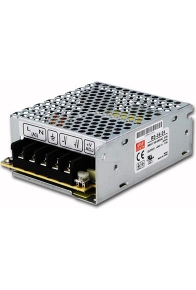 Meanwell LRS-35-24V Metal Kasa 0-1,5 Amper Güç Kaynağı Meanwell LRS-35-24V Metal Kasa 0-1,5 Amper Güç Kaynağı