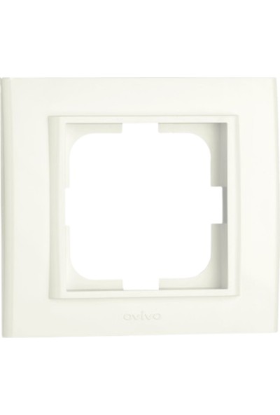 Mina Tekli Çerçeve Beyaz