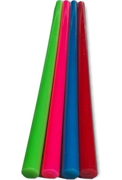 Cmk 4 Renk Kalın Çubuk Silikon Seti 4'lü Paket Cmk 4 Renk Kalın Çubuk Silikon Seti 4'lü Paket