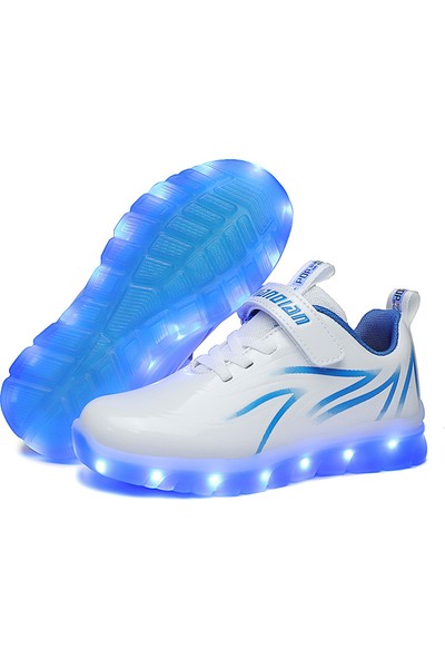 Xcspace Çocuk USB Şarj Edilebilir LED Işık Aydınlık Ayakkabılar Erkek Spor Ayakkabıları (Yurt Dışından) Xcspace Çocuk USB Şarj Edilebilir LED Işık Aydınlık Ayakkabılar Erkek Spor Ayakkabıları (Yurt Dışından)