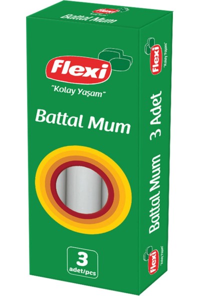 Flexi Battal Mum 3'lü