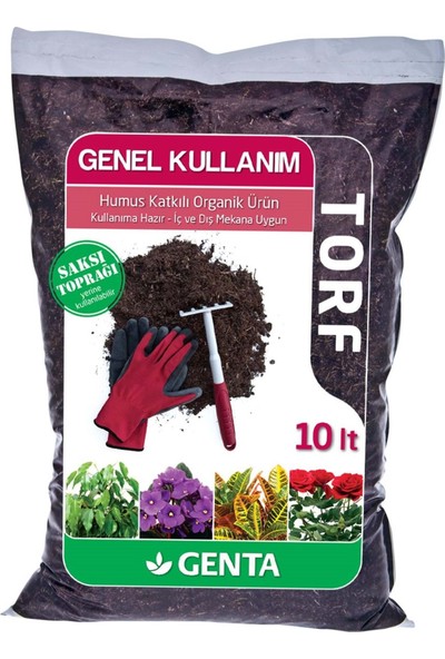 Genta Genel Kullanım Torfu 10 Lt Genta Genel Kullanım Torfu 10 Lt