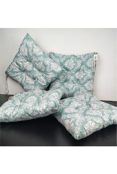 Pembis Consept 4'lü Sandalye Minderi Yeşil