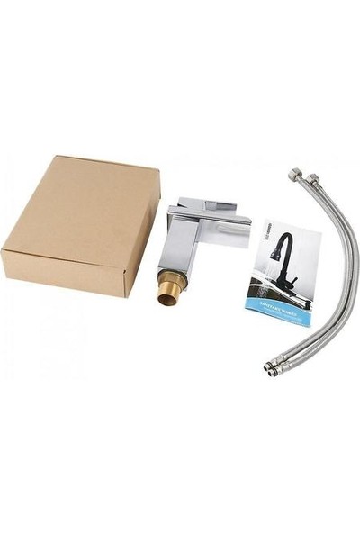 Şelale Tasarım Musluk Banyo Tuvalet Lavabo Tek Delik Musluk Şelale Tasarım Musluk Banyo Tuvalet Lavabo Tek Delik Musluk