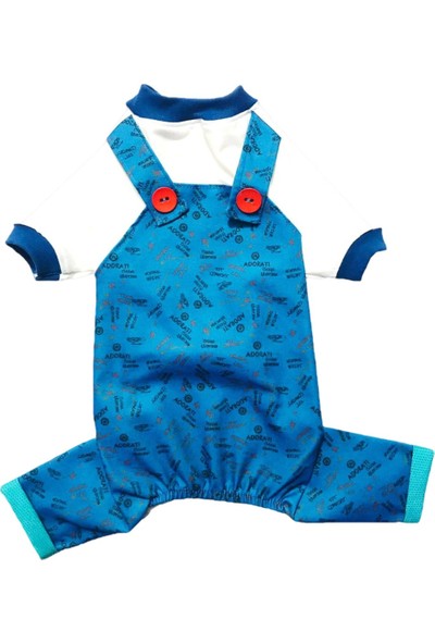 Gedyco Mavi Küçük Irk Köpek Tulumu Gedyco Mavi Küçük Irk Köpek Tulumu