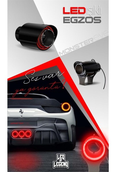 Space Ledli Egzoz Ucu Mavi / EGUC180-2