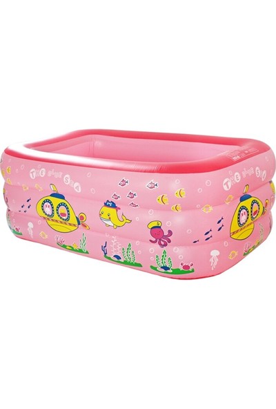 Şişme Yüzme Havuzu Çocuk Bebek Küvet Banyo Çocuk Havuzu 1-5 Kişi Için Şişme Havuz 130 cm - Pembe Şişme Yüzme Havuzu Çocuk Bebek Küvet Banyo Çocuk Havuzu 1-5 Kişi Için Şişme Havuz 130 cm - Pembe