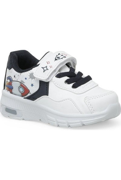 Nessı Pu 2pr Beyaz Erkek Çocuk Spor Ayakkabı