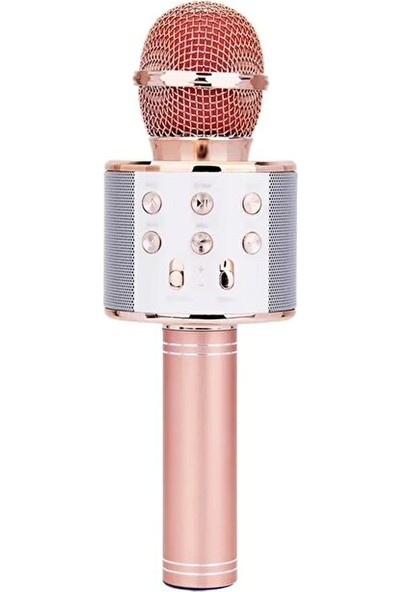 Etiget Karaoke Mikrofon Bluetooth, Hoparlörlü Mikrofon, USB Port, Micro Sd, Aux Girişi, Işıklı Efekt (Pembe Etiget Karaoke Mikrofon Bluetooth, Hoparlörlü Mikrofon, USB Port, Micro Sd, Aux Girişi, Işıklı Efekt (Pembe