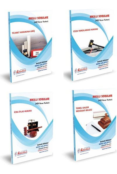 İlkumut Yayıncılık AÖF Adalet AÖF 2. Sınıf 4. Yarıyıl Bahar Dönemi Konu Anlatımlı Soru Bankası Set İlkumut Yayıncılık AÖF Adalet AÖF 2. Sınıf 4. Yarıyıl Bahar Dönemi Konu Anlatımlı Soru Bankası Set