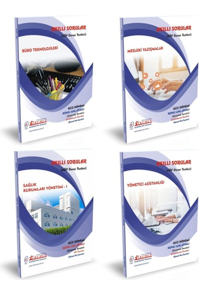 İlkumut Yayıncılık AÖF Tıbbi Dökümantsyon ve Sekreterlik 2. Sınıf Güz Dönemi Tüm Dersler