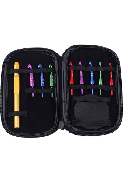 Yumakça Başı Değişebilen Tığ Seti Cüzdanlı Yumakça Başı Değişebilen Tığ Seti Cüzdanlı