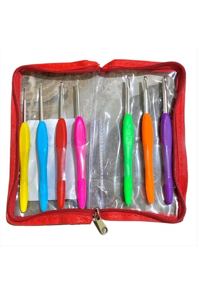 Yumakça Silikon Tığ Set (Cüzdanlı)