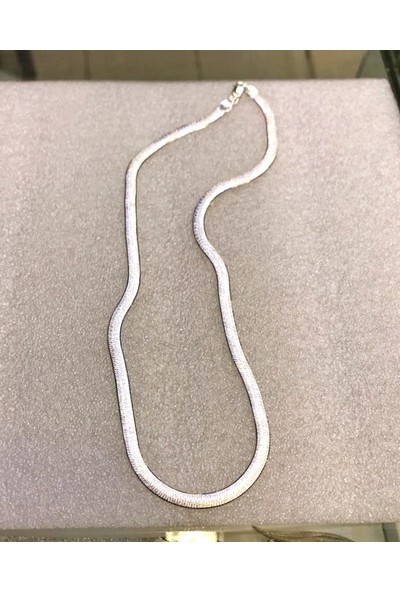 Sezginler Kumlu Yassı 925 Ayar Gümüş Zincir Sezginler Kumlu Yassı 925 Ayar Gümüş Zincir