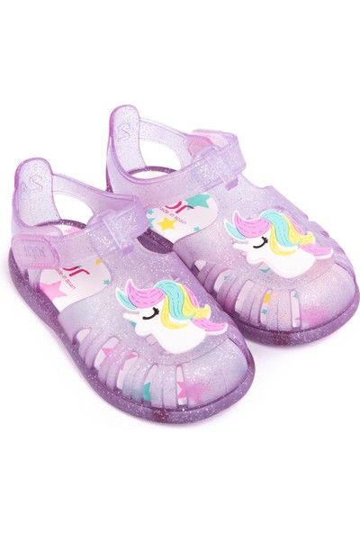 Igor S10279 Tobby Unicorn Çocuk Simli Lila Sandalet Igor S10279 Tobby Unicorn Çocuk Simli Lila Sandalet