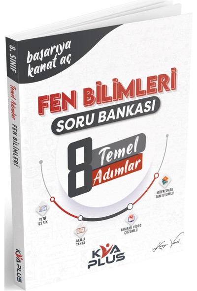 KVA Yayınları Kva 8. Sınıf Fen Bilimleri Temel Adımlar Soru Bankası 2023 KVA Yayınları Kva 8. Sınıf Fen Bilimleri Temel Adımlar Soru Bankası 2023
