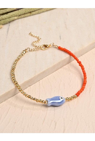 Jimmy Key Kadın Turuncu Halhal