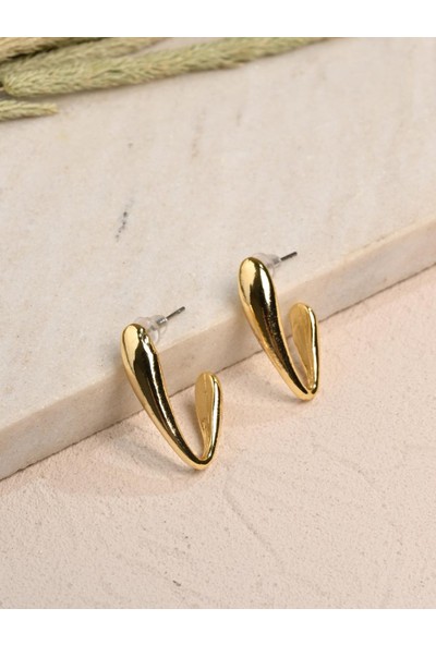 Jimmy Key Kadın Sarı Figürlü Küpe