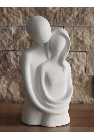 Stonnish Sarılan Çift Biblo 19 cm Stonnish Sarılan Çift Biblo 19 cm