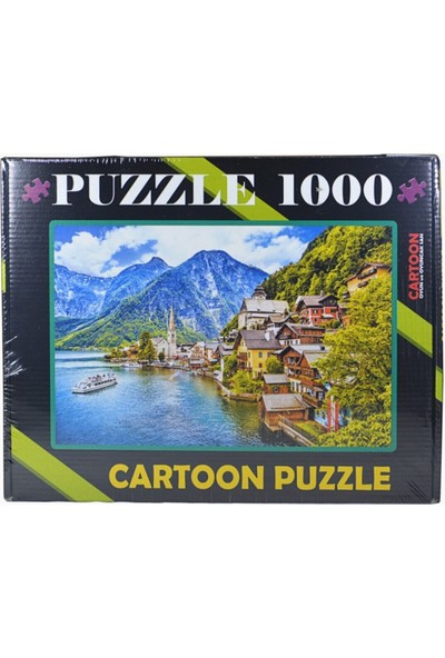 Cartoon Puzzle 1000 Sahil Kasabası