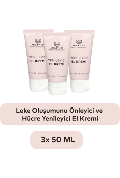 Ashley Joy Yenileyici El Kremi 3 x 50 ml Ashley Joy Yenileyici El Kremi 3 x 50 ml