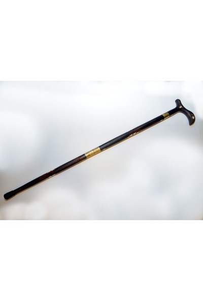 Kapidasatinal Sedef Işlemeli Baston - Dekoratif Kılıç Detaylı