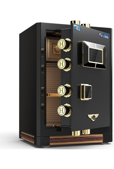 Hakan Kasa Hakan Para Kasaları - Parmak Izi - Anahtarlı - Şifreli - Akıllı Çelik Kasa - Fgd-A1/d-60