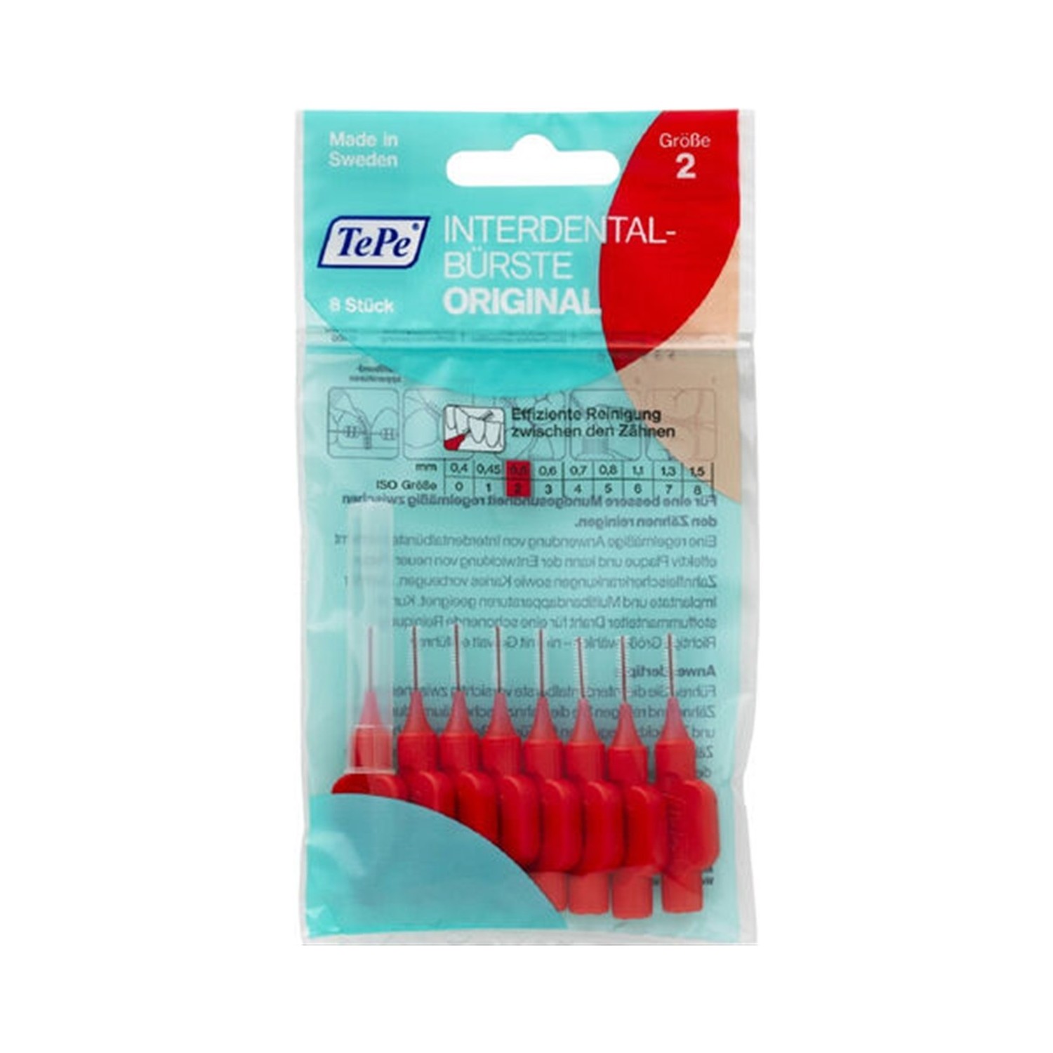 Tepe Arayüz Fırçası 0.5 Mm Kırmızı 8'Li Fiyatı - Taksit Seçenekleri