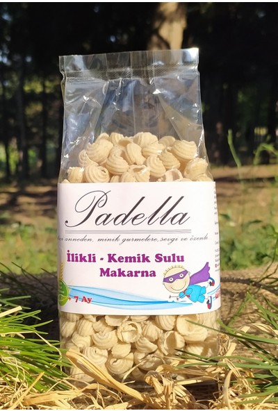 Padella Makarna Ilikli Kemik Sulu Bebek ve Çocuk Makarnası 300 gr Padella Makarna Ilikli Kemik Sulu Bebek ve Çocuk Makarnası 300 gr