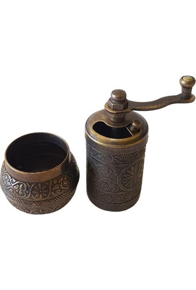 Eha Osmanlı Motifli Kahve ve Baharat El Degirmeni 11 cm Sarı Oksit EHA-1745 Eha Osmanlı Motifli Kahve ve Baharat El Degirmeni 11 cm Sarı Oksit EHA-1745