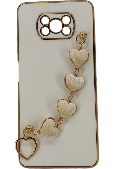 Dijital Indirim Xiaomi Poco X3 Nfc Lüx Kalp Zincirli Silikon Kılıf Dijital Indirim Xiaomi Poco X3 Nfc Lüx Kalp Zincirli Silikon Kılıf