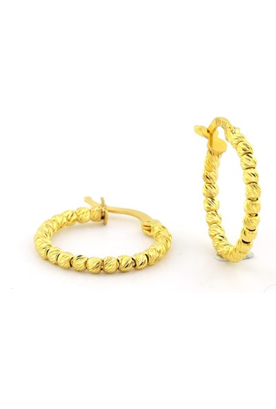 22 Ayar Dorika Altın Küpe