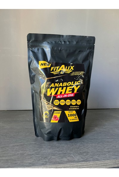 Fitaux Whey Protein Tozu 1000 gr 33 Servis Çikolata Aromalı